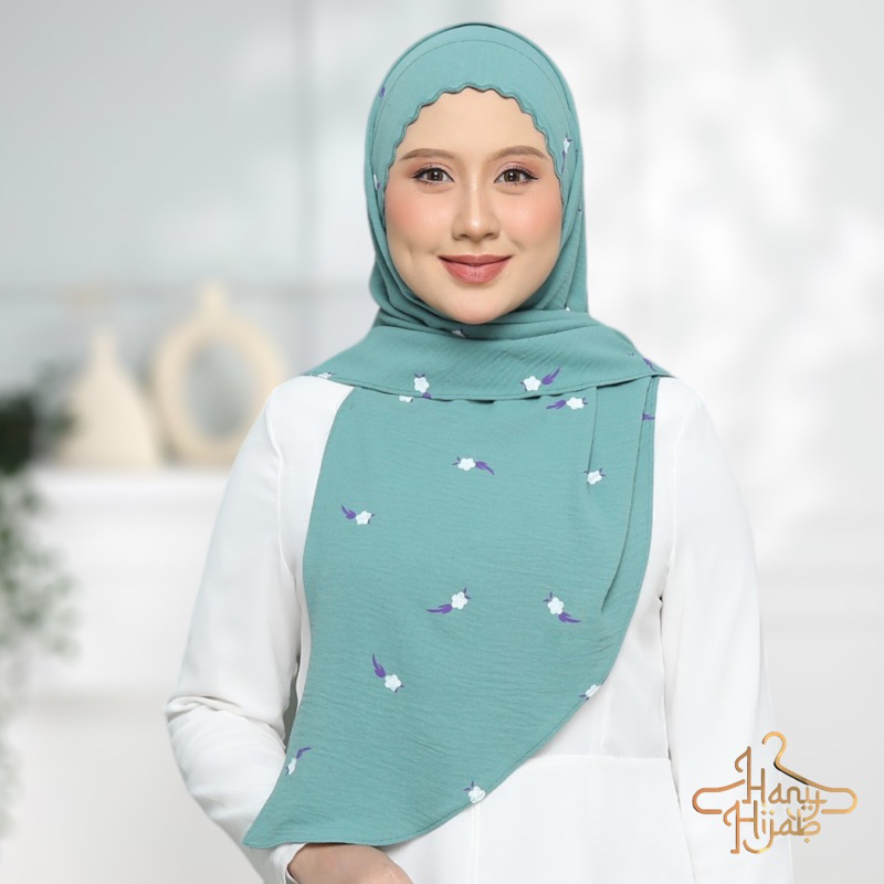 TUDUNG BAWAL KHIMAR SULAM CORAK BUNGA | Shopee Malaysia