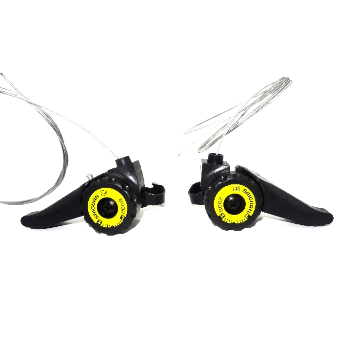 CANDY SAIGUAN BICYCLE 3*8 LEFT RIGHT SPEED GEAR CABLE SHIFTER LEVER FD ...