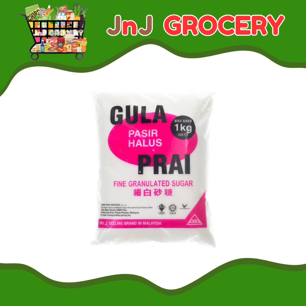 CSR / MSM PRAI Gula Pasir Halus // Gula Pasir Kasar 白糖 | Shopee Malaysia