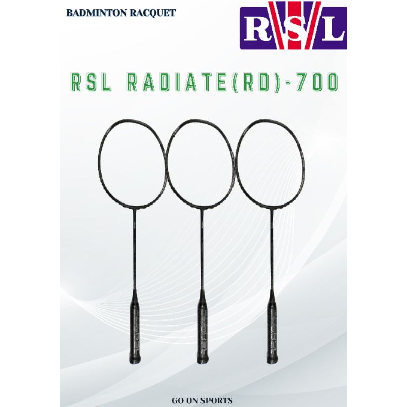 RSL BADMINTON RADIATE RD-700 RACKET | Shopee Malaysia