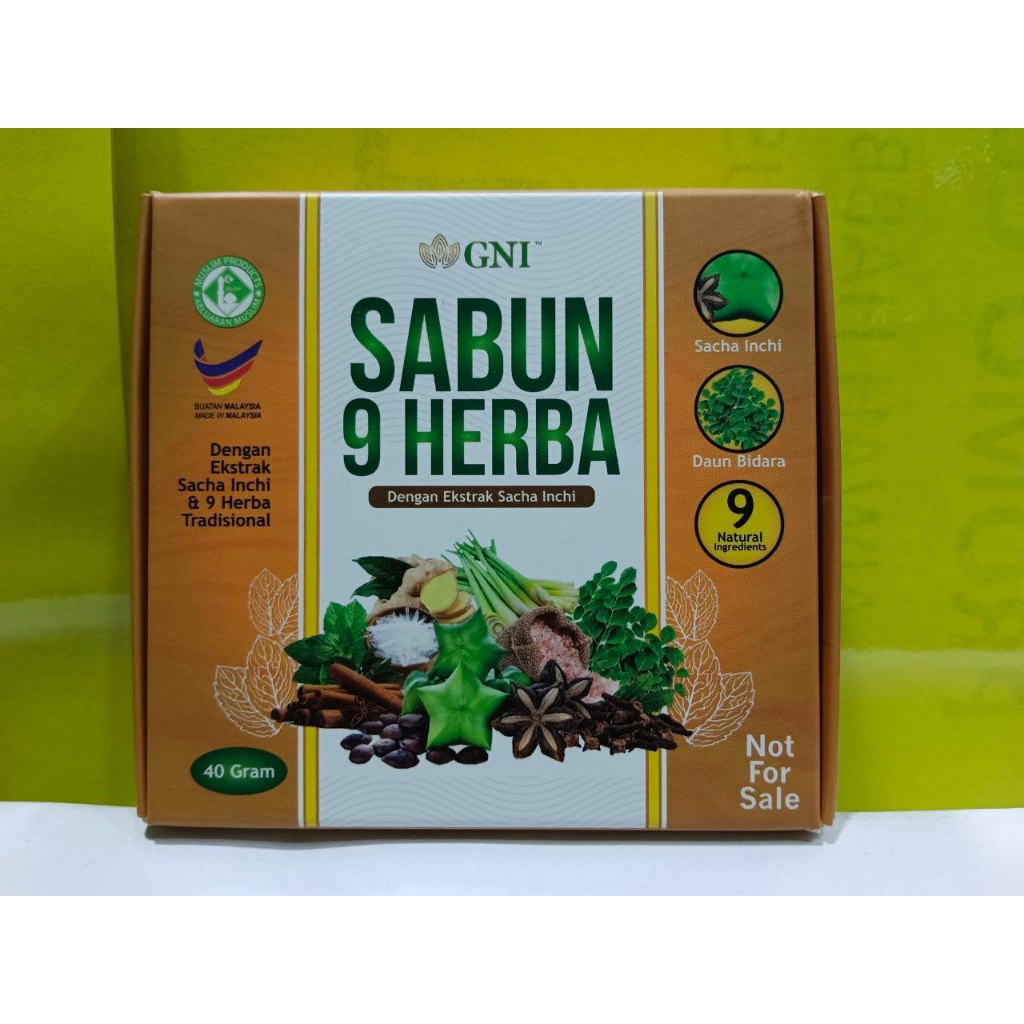 GNI Sabun 9 Herba Dengan Ekstrak Sacha Inchi 40G | Shopee Malaysia