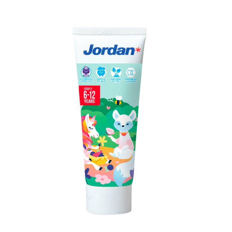 Jordan Kids Toothpaste 75g Step 1 (0-5 Years) / Step 2 (6-12 Years ...