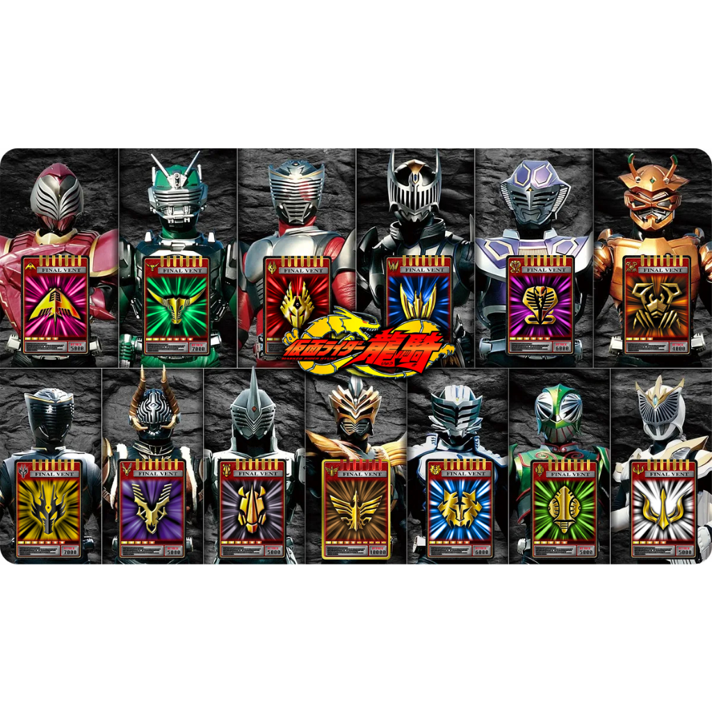 Kamen Rider Ryuki Final Vent Card Sticker Card Cover Skin Access Touch ...