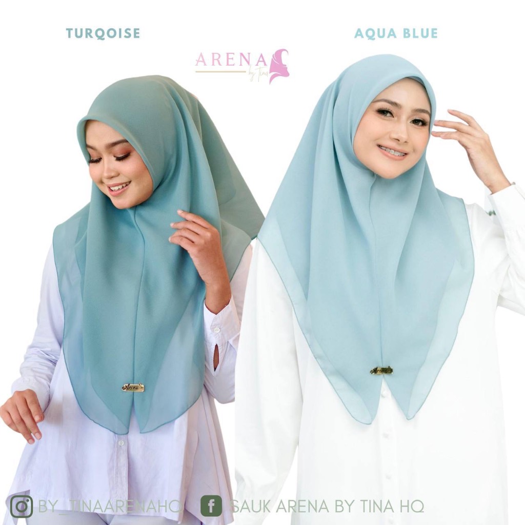 TUDUNG SAUK ARENA SIZE M (PART 1) | TUDUNG SARUNG ON POINT | BAWAL ...