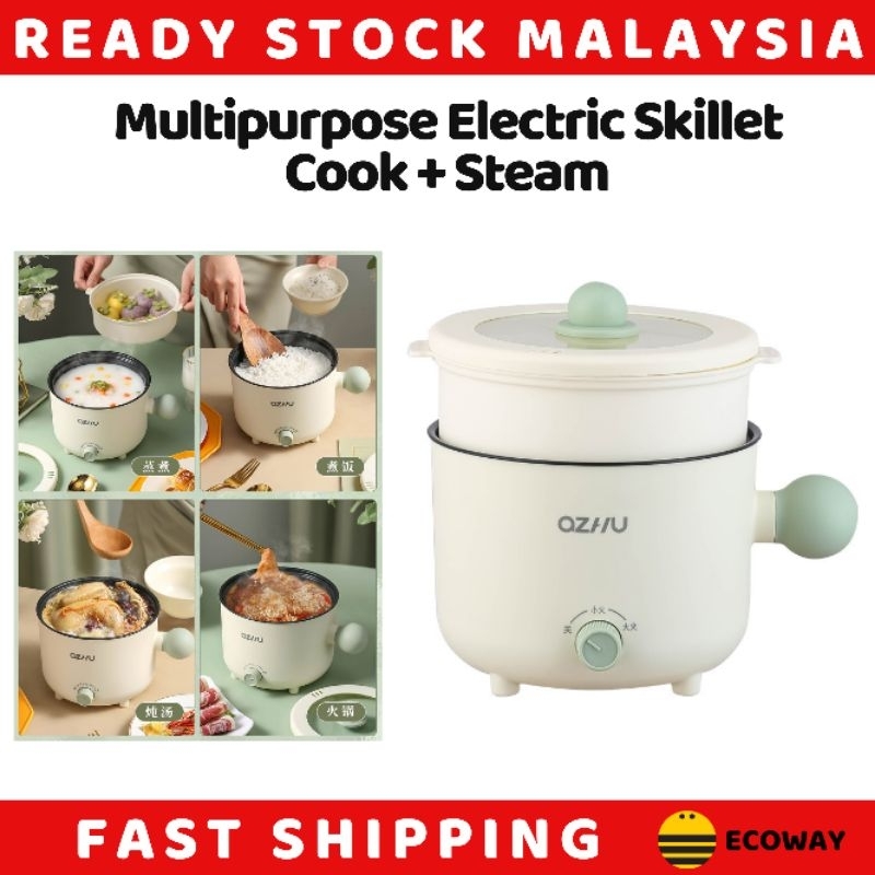 Multifunction Electric Cooker Steamer Cooking Pot Noodle Rice Soup ...