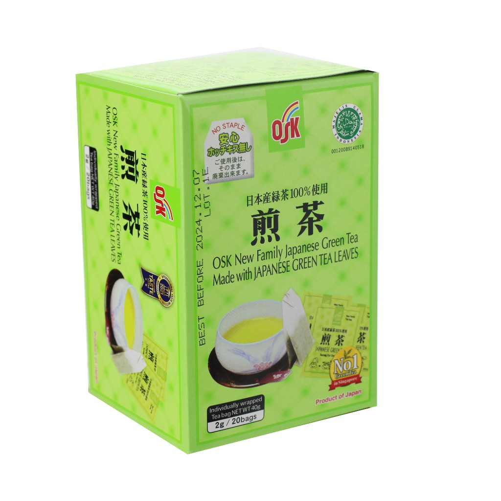 OSK Japanese Green Tea 2gm x 20s Tea Bags | Shopee Malaysia