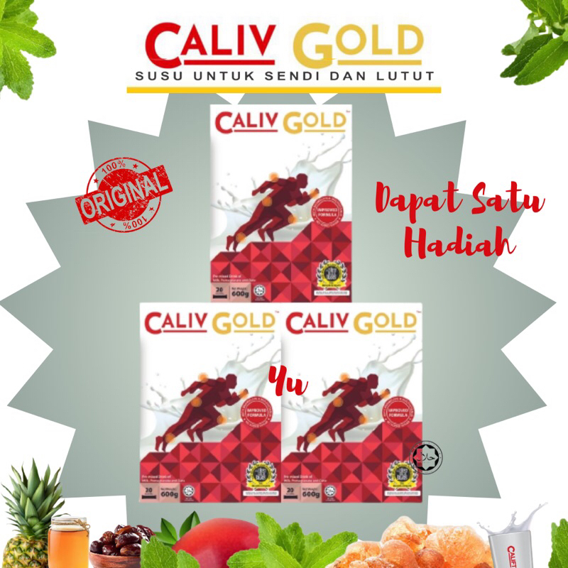[NO COD]CALIV GOLD ORIGINAL Susu SENDI LUTUT Rumusan 100% Semulajadi ...