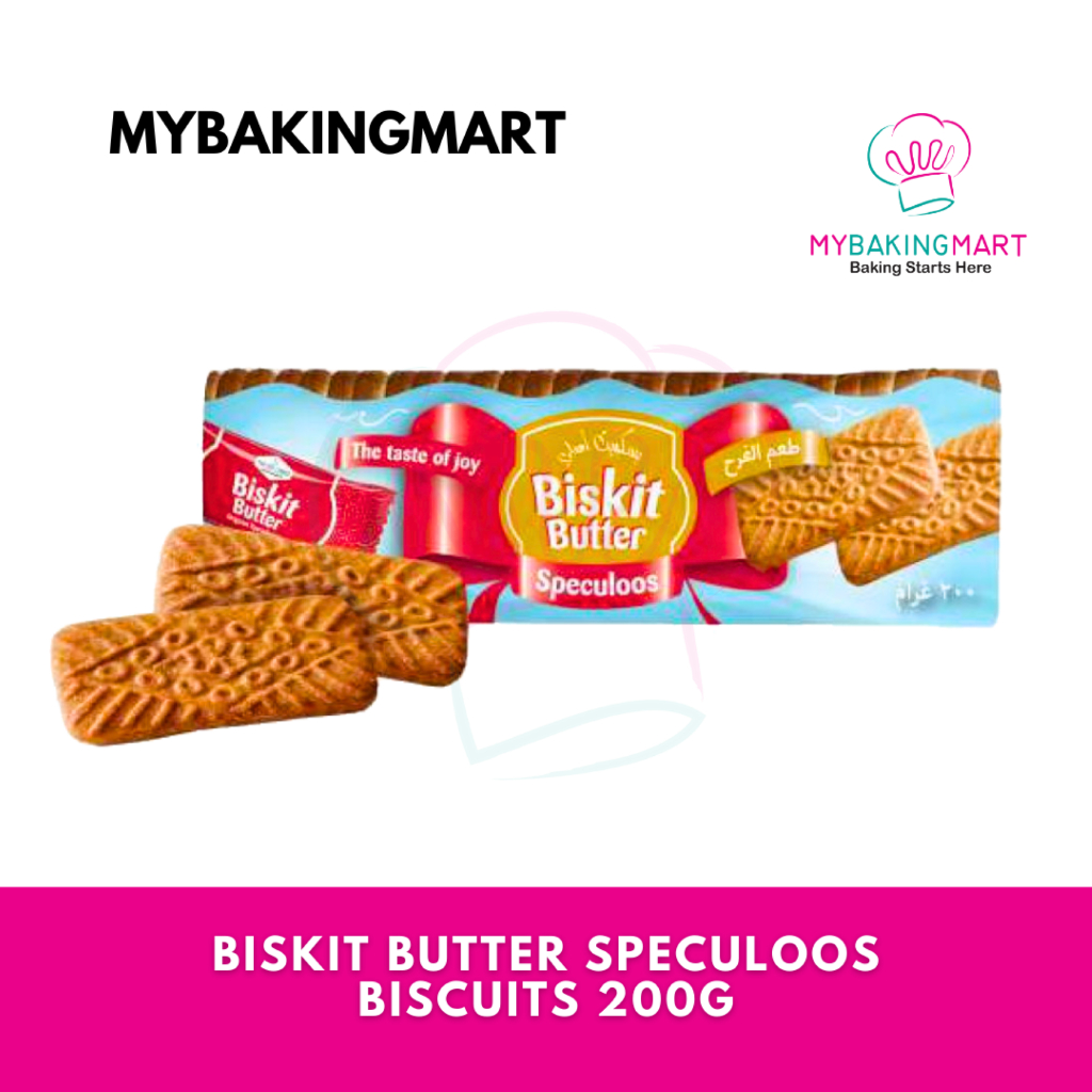 Biskit Butter Speculoos Biscuits 200g - Caramelized Biscuits - Biskut Ala Biscoff | Shopee Malaysia
