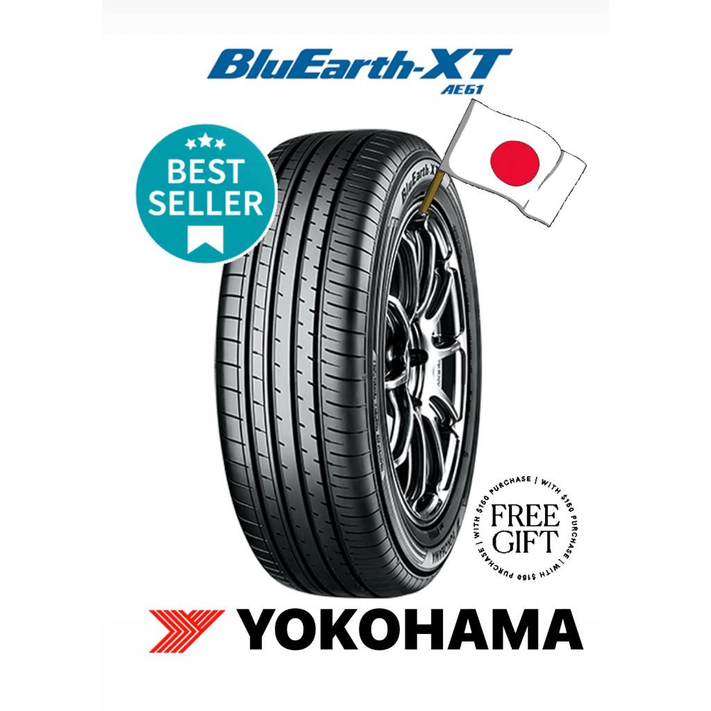 225/55/18 235/55/18 225/60/18 YOKOHAMA BluEarth XT AE61 PTSTYRE (INSTALLATION & DELIVERY) (100% ...