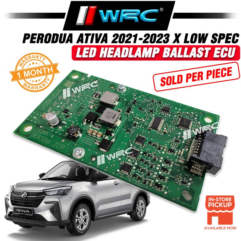 Perodua Ativa 2021 - 2023 X Low Spec Led Headlamp Original Ballast ECU ...