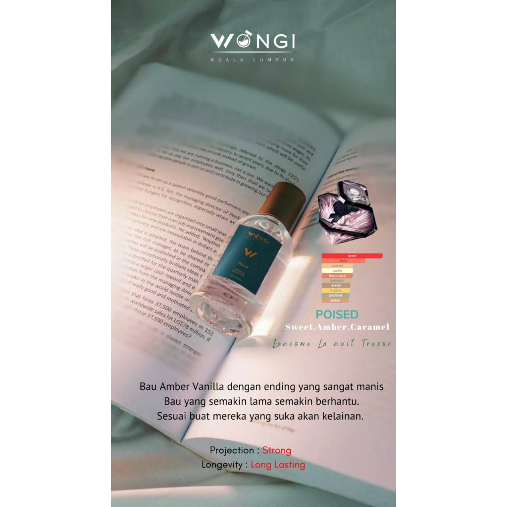 WONGI EDP PERFUME THE THIRTY SERIES (FOR WOMEN AND MEN) | Shopee Malaysia