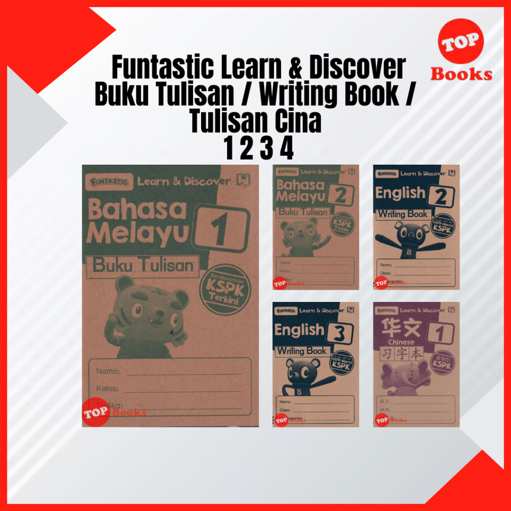 [TOPBOOKS Daya Kids] Buku Aktiviti : Funtastic Learn & Discover Buku ...
