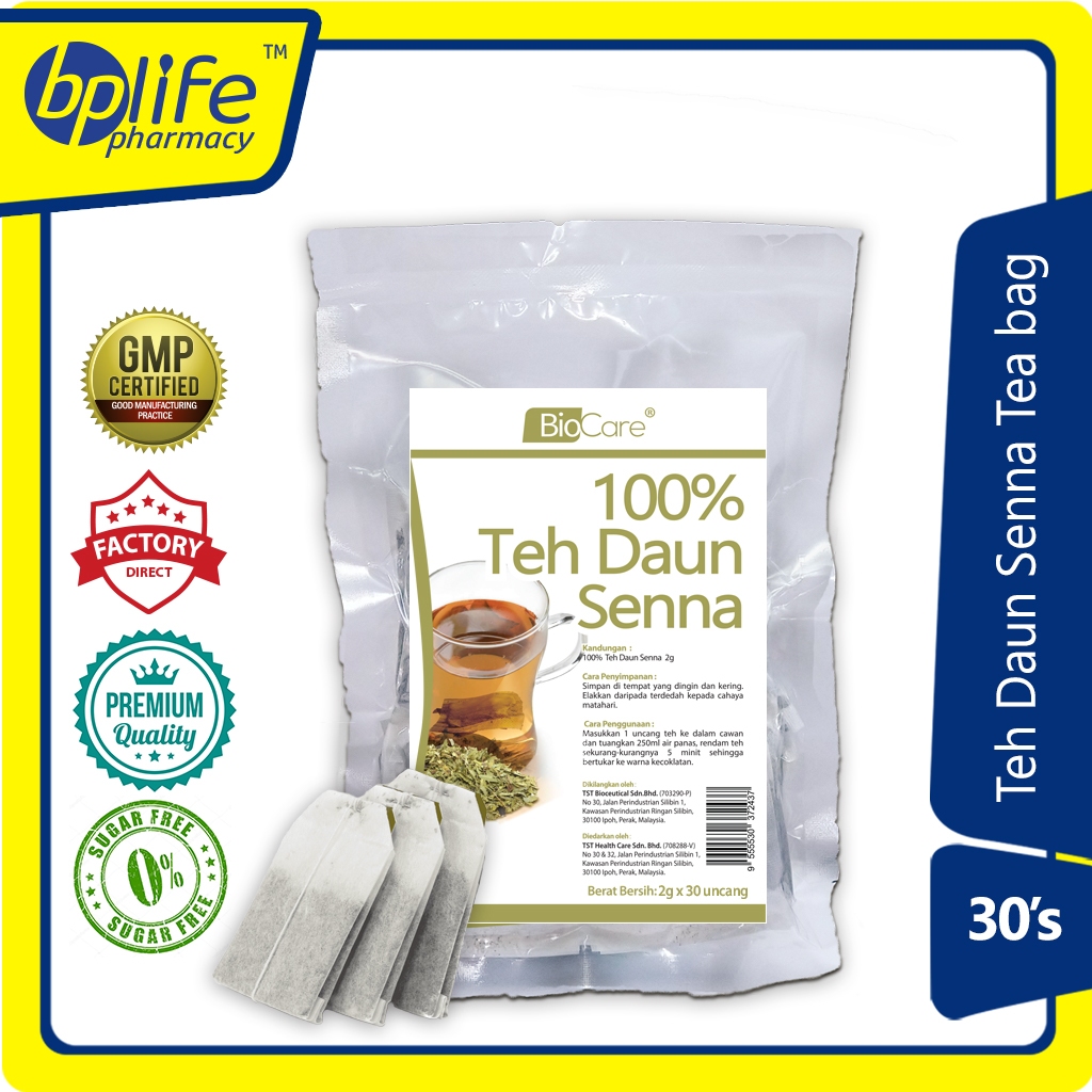 BioCare Teh Daun Senna Slimming Tea 30 sachets x 2g | Shopee Malaysia
