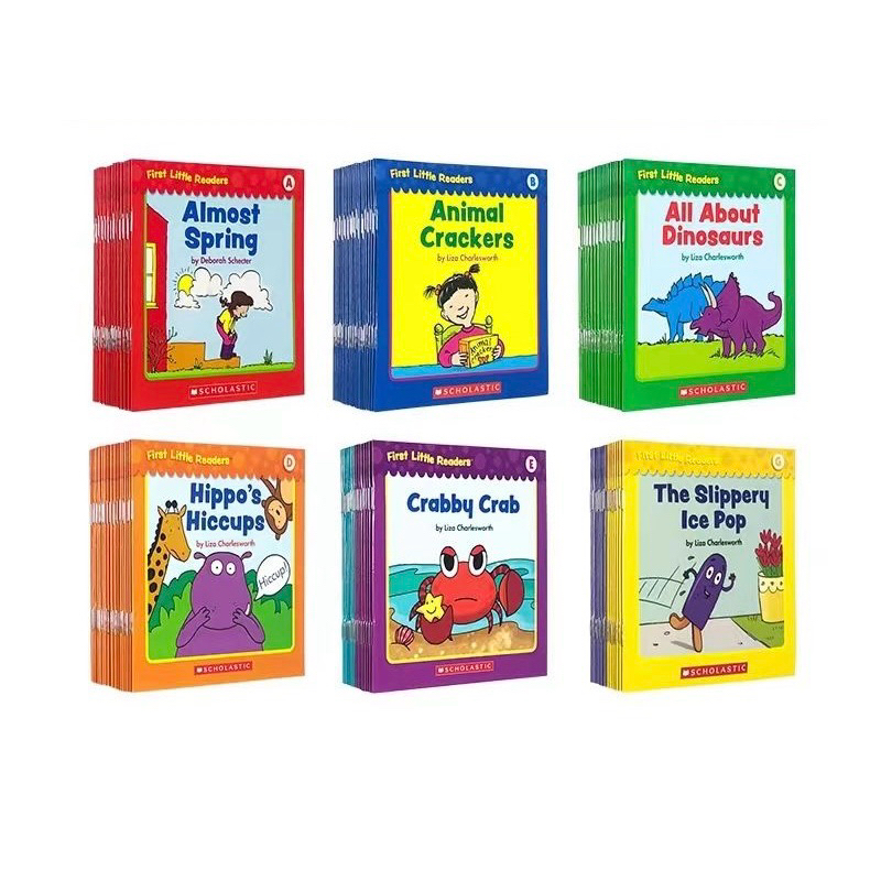 （6 boxes) 132books First Little Readers Guided Reading Levels A-H ...