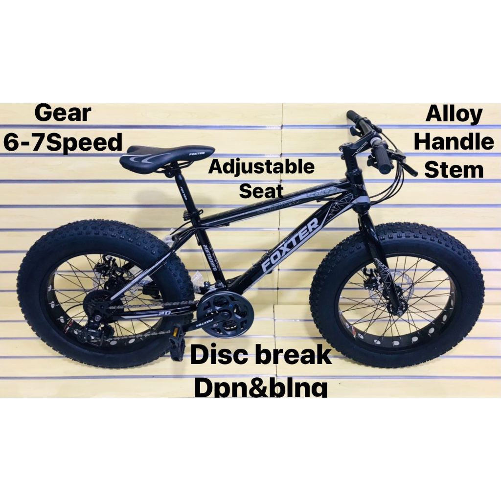 FAT BIKE / 20 inch Basikal / Bicycle Fat Bike / BASIKAL BUDAK / basikal kanak kanak / FOXTER FAT ...