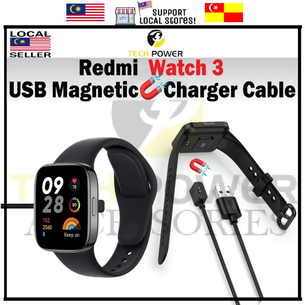 Redmi Watch 3 Charger, Redmi Watch 3 Magnetic Charging USB Cable 100cm ...