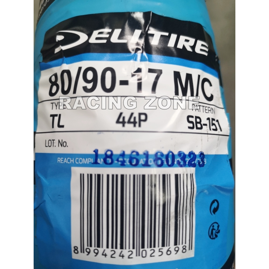 * FREE tubeless nut * DELI TIRE SB-151 SLASH INDONESIA TAYAR TYRE 151 ...