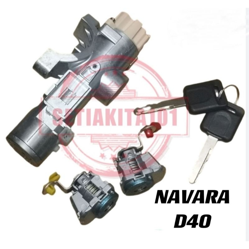 NISSAN NAVARA D40 IGNITION KEY SWITCH SET/KUNCI KERETA/KUNCI PINTU ...