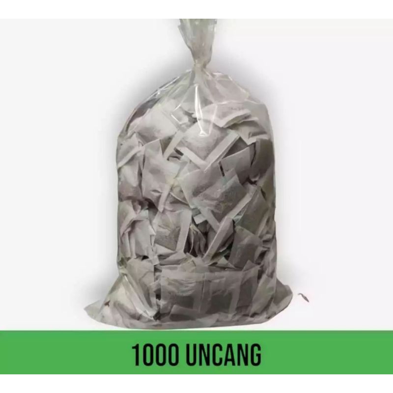 {HARGA BORONG DIRECT KILANG}1000 UNCANG TEH MORINGA OLIEFERA/KELOR ASLI ...