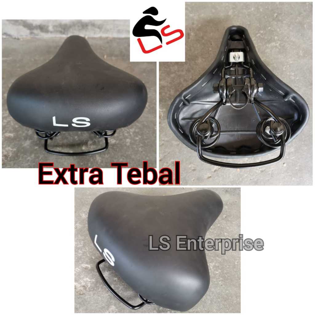 LS +Tebal Spring Saddle Bicycle Seat Basikal | Shopee Malaysia