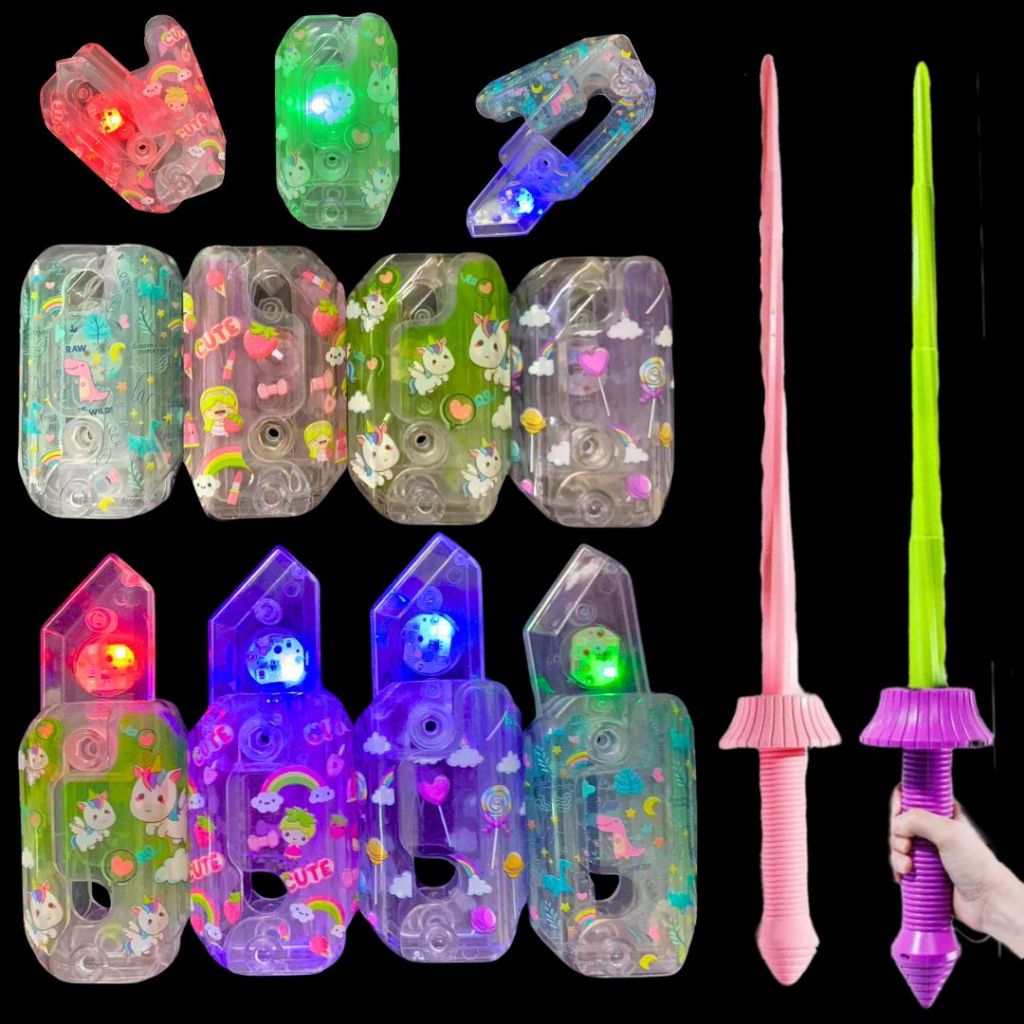 LED Sanrio Carrot Knife Toy 3D Gravity Knife Toy Creative Luminous ...