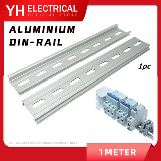 1 METER Din Rail Slotted Aluminium Din Mounting Rail for MCB ELCB Din ...