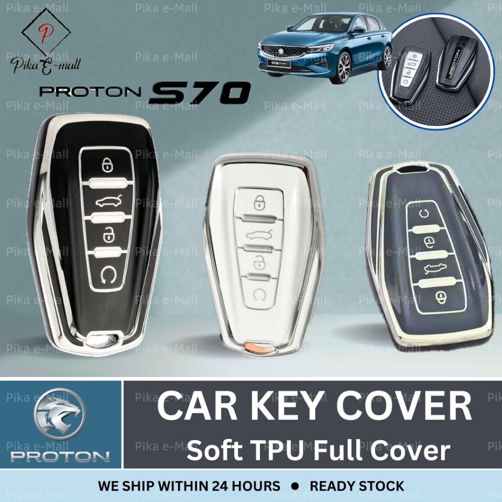 Proton S70 Key Cover 2024 Car Key Holder Casing Sarung Cover Kunci ...