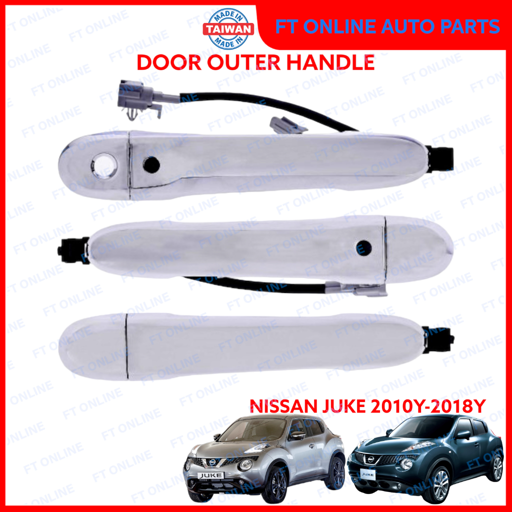NISSAN JUKE 2010-2018 F15 DOOR HANDLE OUTER EXTERIOR WITH KEYLESS ...