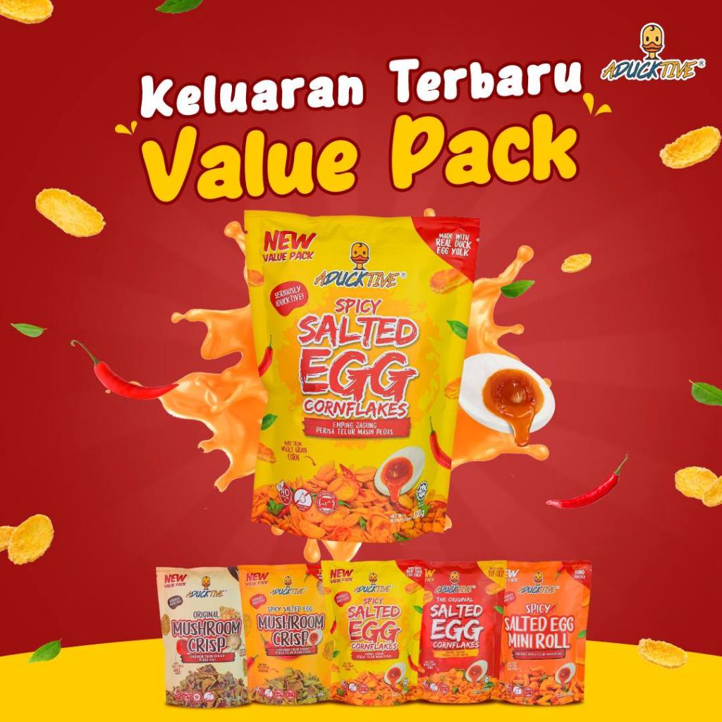 Aducktive Salted Egg (Value Pack) | Shopee Malaysia