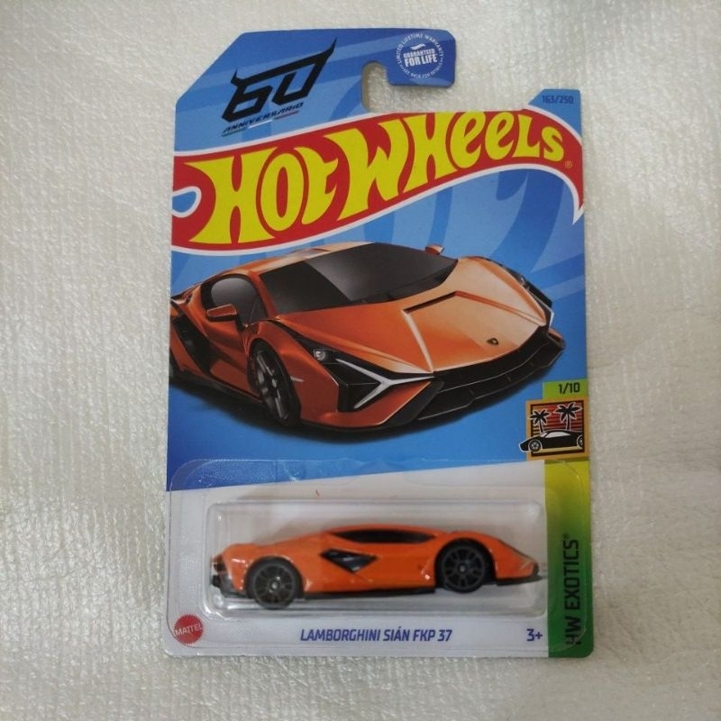Hot Wheels Lamborghini Sian FKP 37 60 Years Anniversary HW Exotics ...