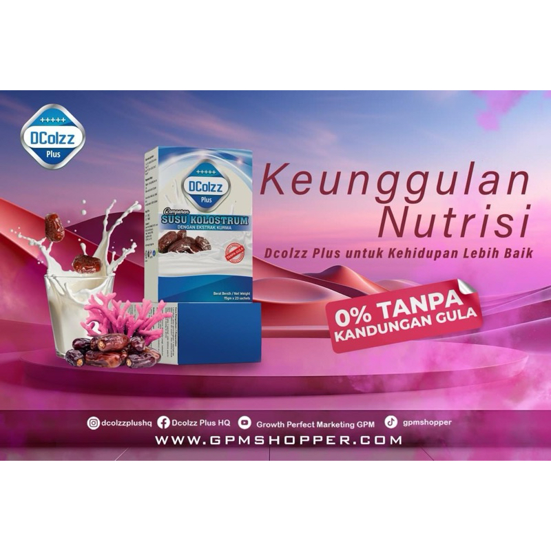 Susu Dcolzz Plus (Susu Kolostrum) + Free gift 🎁 | Shopee Malaysia