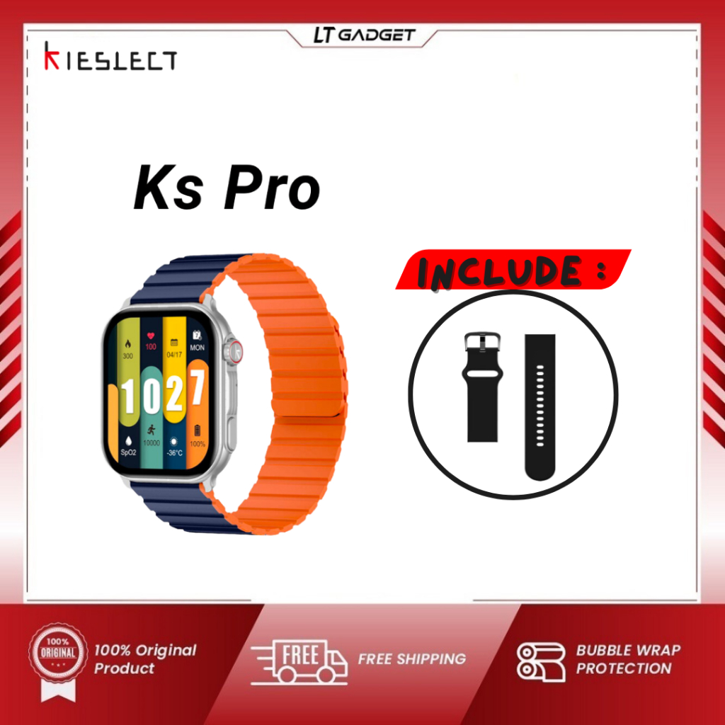 Kieslect Ks Pro Smartwatch | SpO2/Sleep Monitoring/Heart Rate Sensor | 2 Years Warranty by ...
