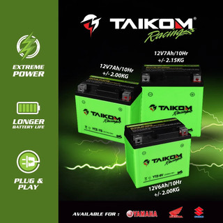YTZ6V YTZ6 TAIKOM RACING Battery Bateri NVX V2 NMAX V2 RS150 Vario150 ...