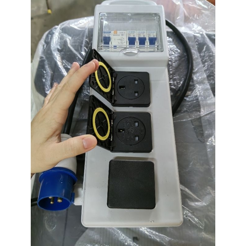 Portable distribution box 220V DB BOX JUNCTION BOX with UK Waterproof ...