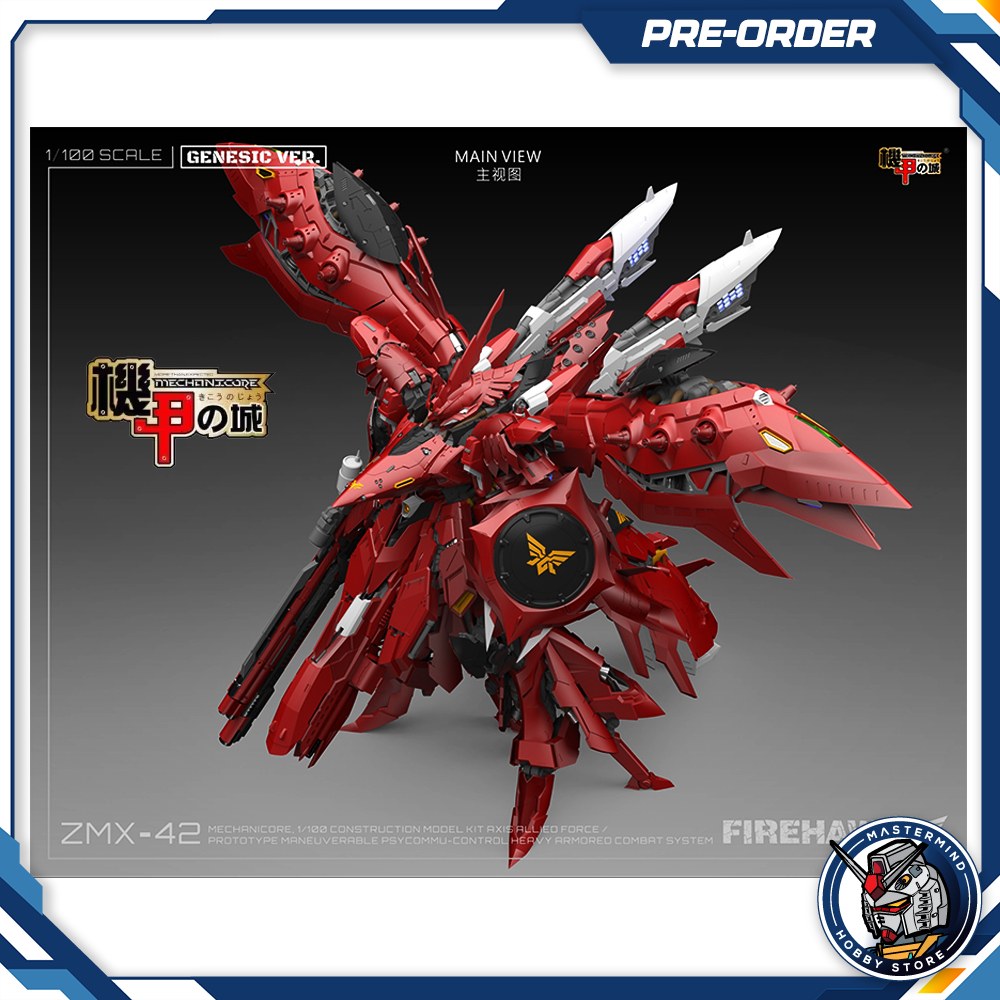 (Read Description) Mechanicore 1/100 (MEC-10) ZMX-42 Firehawk Genesis Ver. | 机甲之城 | Shopee Malaysia