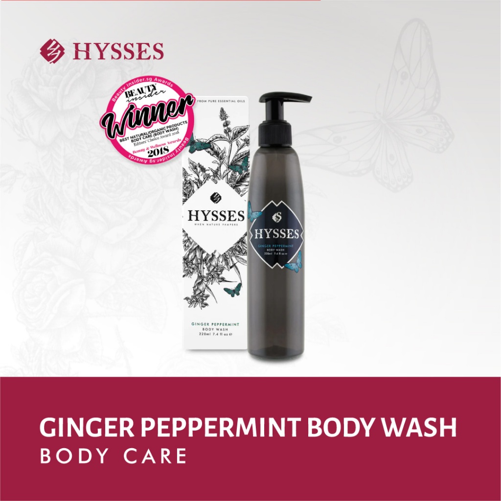 Hysses Ginger Peppermint Body Wash 220ml | Shopee Malaysia