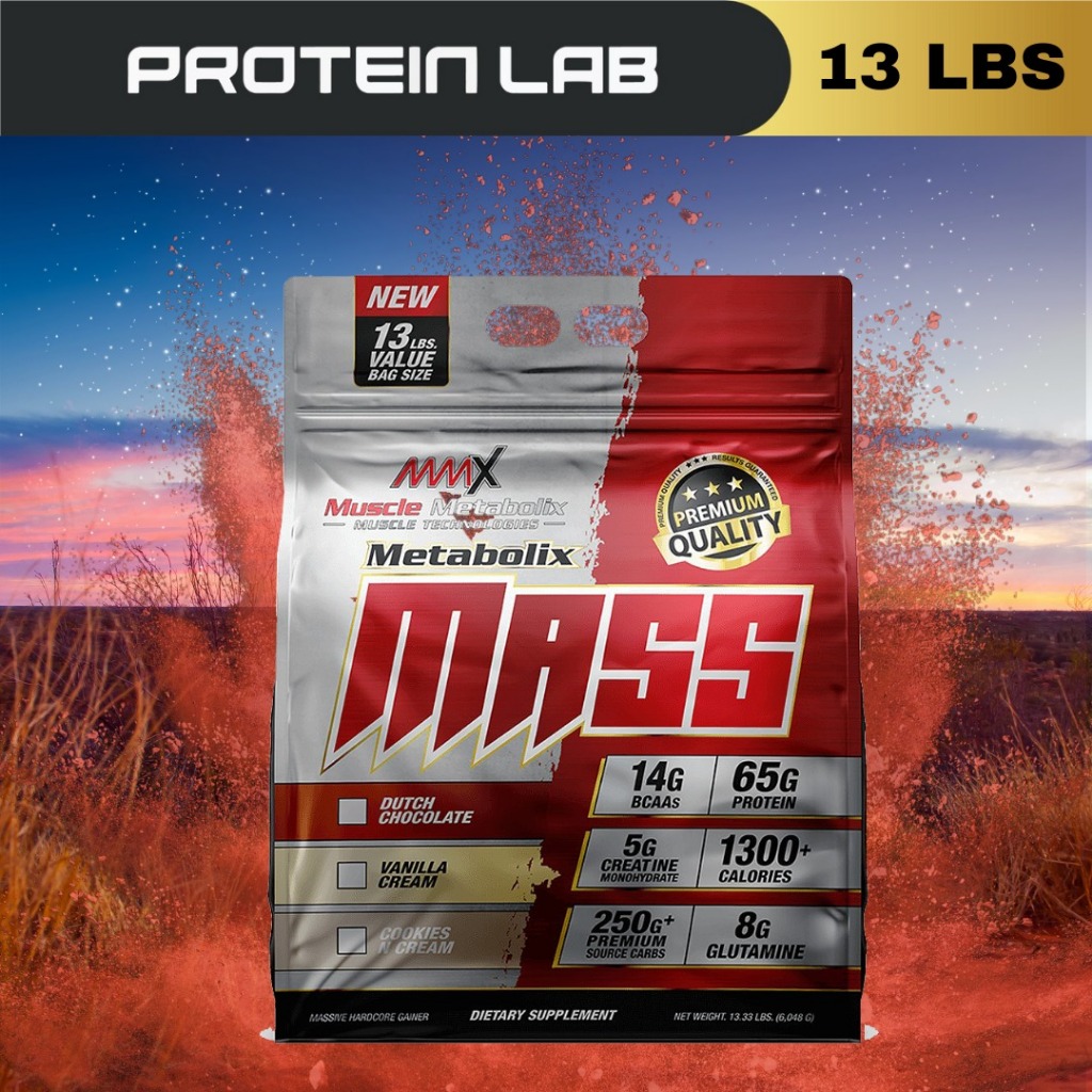 MMX METABOLIX MASS GAINER DUTCH CHOCOLATE 13lbs (16 SERVINGS) | Shopee ...