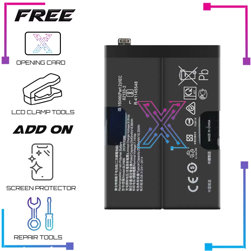 Battery Bateri BLP899 For ONEPLUS 10 PRO (5000 mAh) | Shopee Malaysia