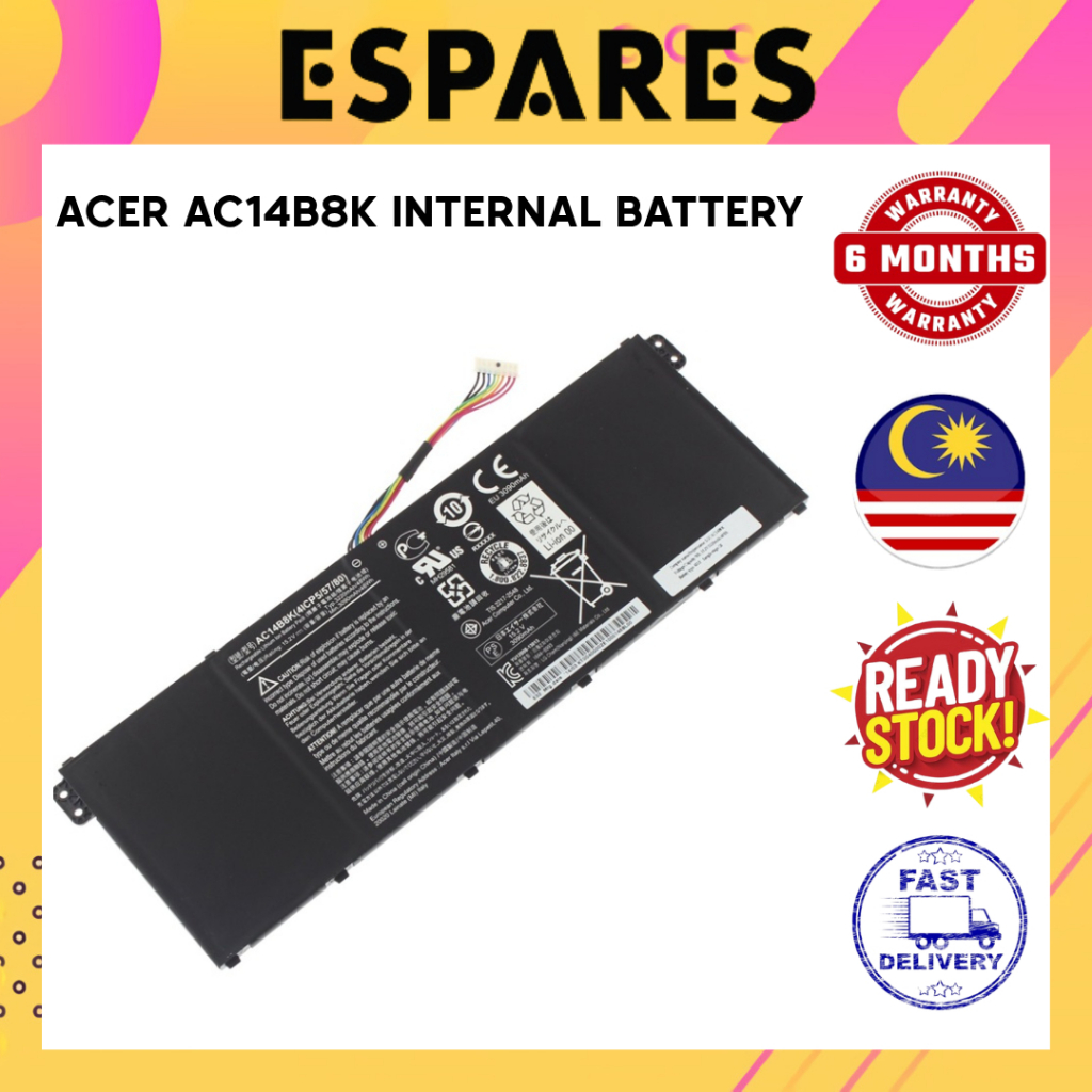 Acer AC14B8K AC14B3K SF314-51 Aspire 5 515 R13 ORG INTERNAL Laptop ...