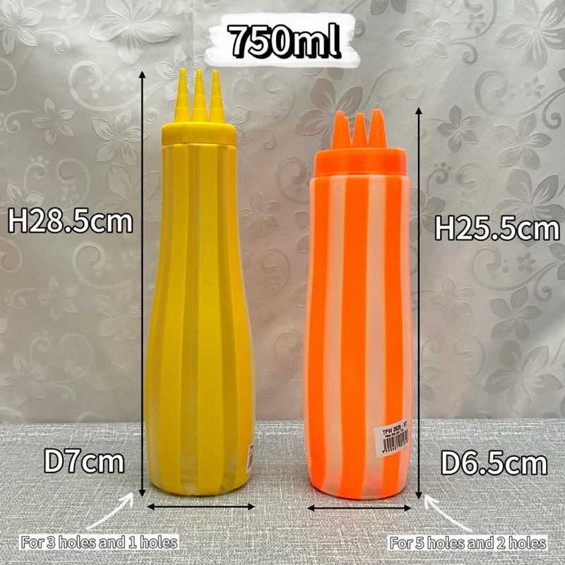 Squeeze Bottle(1L/750ml/500ml/350ml)/ Acuan Kuih Jala/ Botol Roti Jala ...
