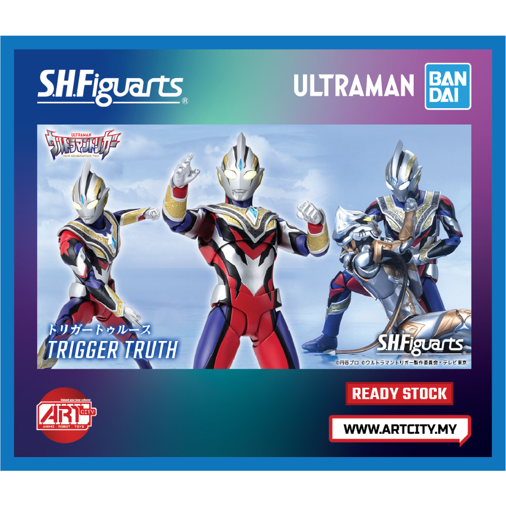 (READY STOCK) Bandai S.H.Figuarts - SHF Ultraman Trigger Truth | Shopee ...