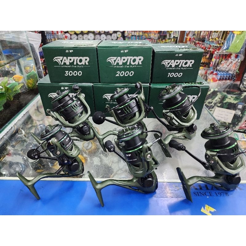 EXP RAPTOR SPINNING REEL FREE EXP LIMITED EDITION T SHIRT 1PC | Shopee ...
