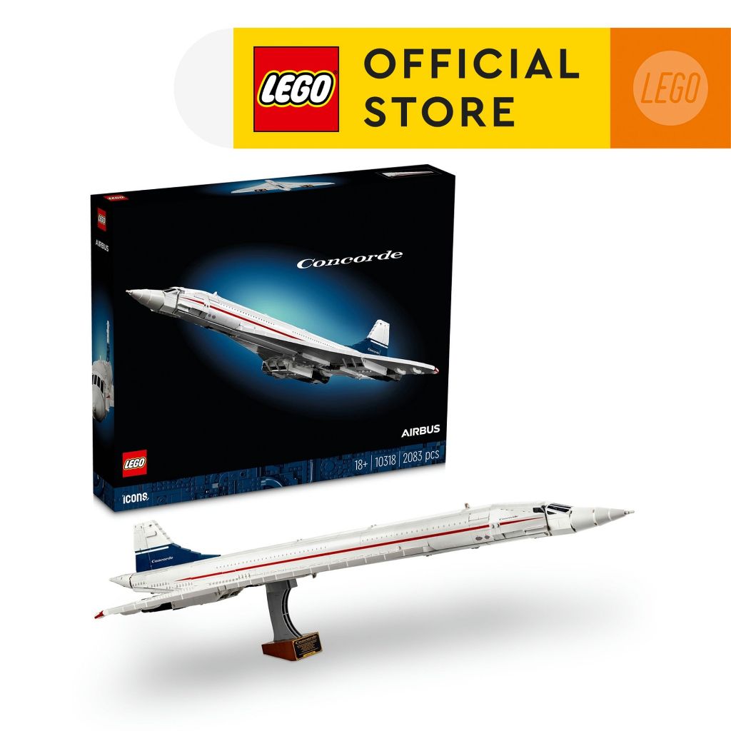 LEGO Icons 10318 Concorde Building Set (2,083 Pieces) | Shopee Malaysia