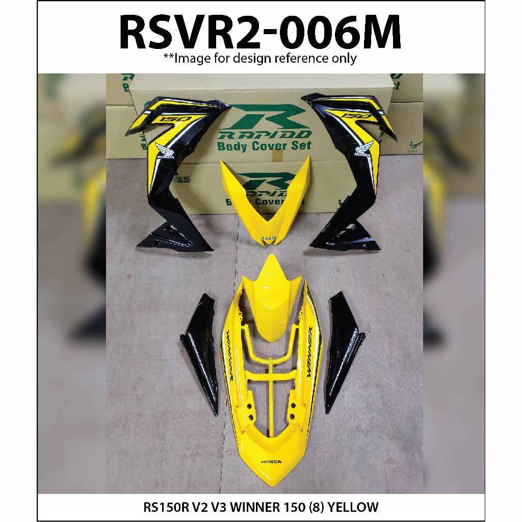 Honda RS150 RS150R V2 V3 Winner 150 (8) Cover Set Sticker Tanam Rapido New | Shopee Malaysia