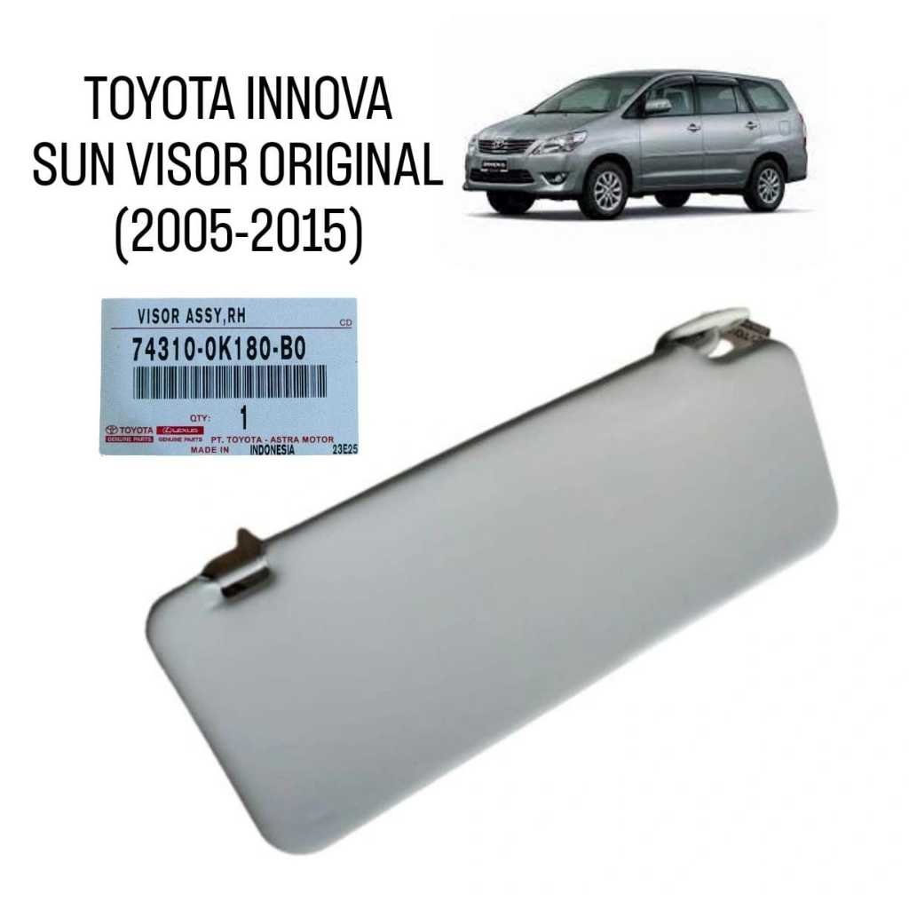 Toyota Innova 2005 Year Interior Room Sun Visor Sunvisor Sunshade ...