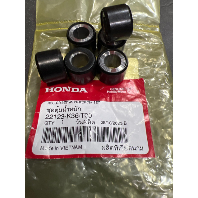 HONDA VARIO 150 PCX 150 V3 ROLLER WEIGHT SET 100% ORIGINAL 22123-K36 ...