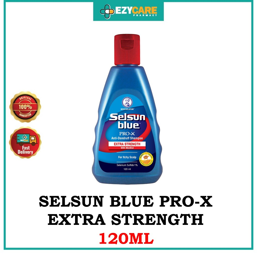 Selsun Blue Anti-Dandruff Shampoo 120ml [Pro-X Extra Strength / Pro ...