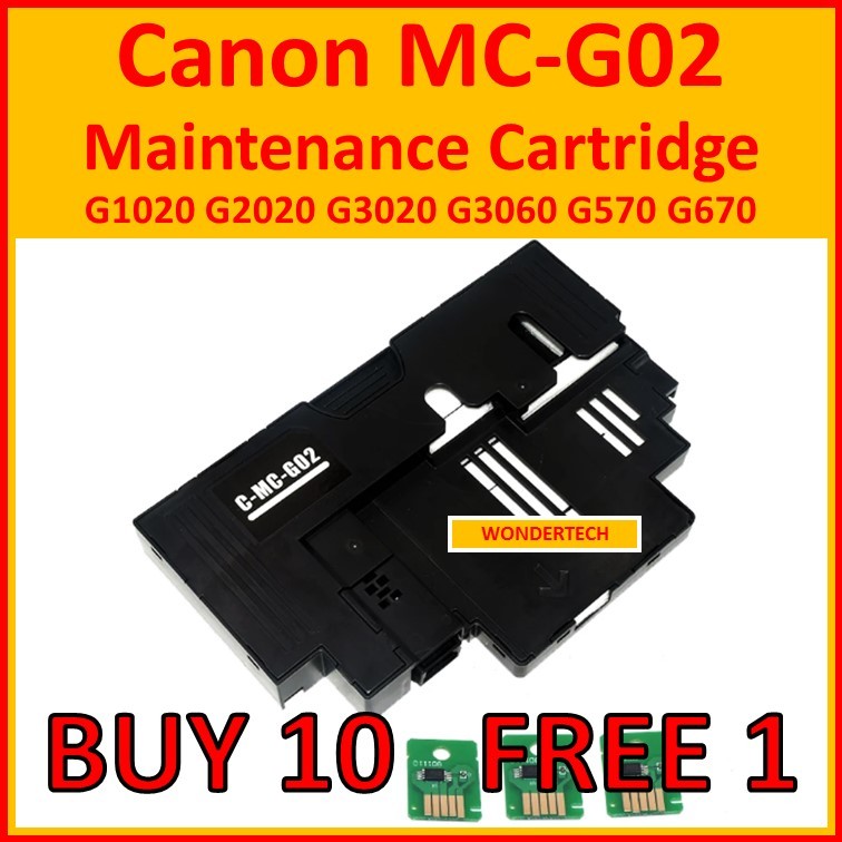MC-G02 Maintenance Cartridge Canon G1020 G2020 G3020 G3060 G570 G670 Absorber Waste ink Box ...