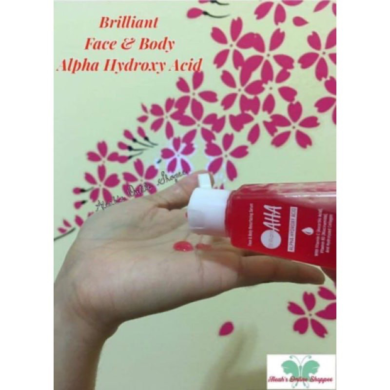 AHA Face Serum Brilliant AHA SERUM READY STOCK | Shopee Malaysia