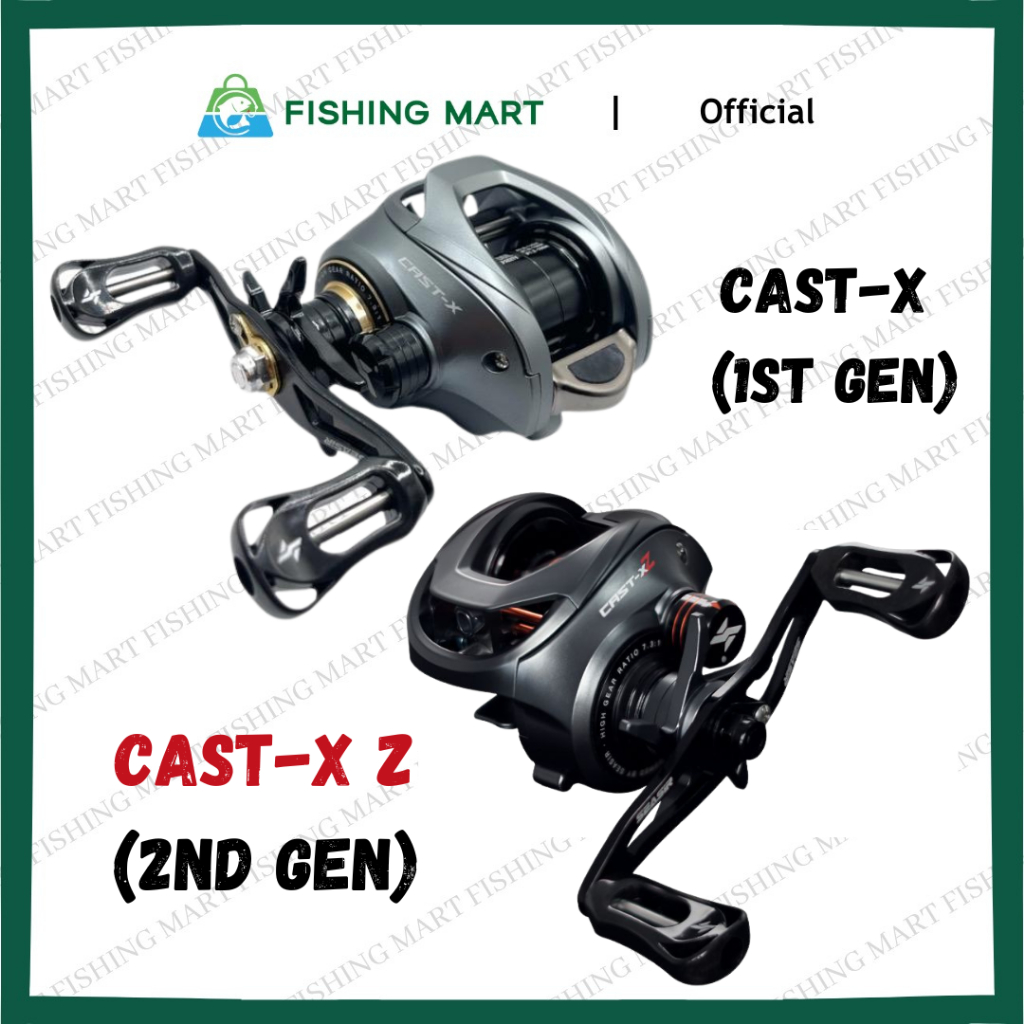 Seasir Cast-X / Cast-X [Z] Baitcasting Reel *Drag Clicker* | Shopee ...
